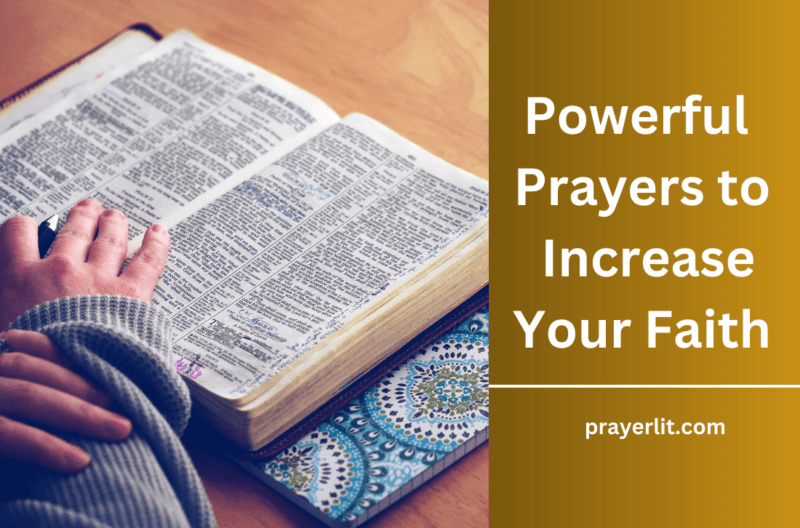 25 Powerful Prayers to Increase Your Faith (2025) - PrayerLit