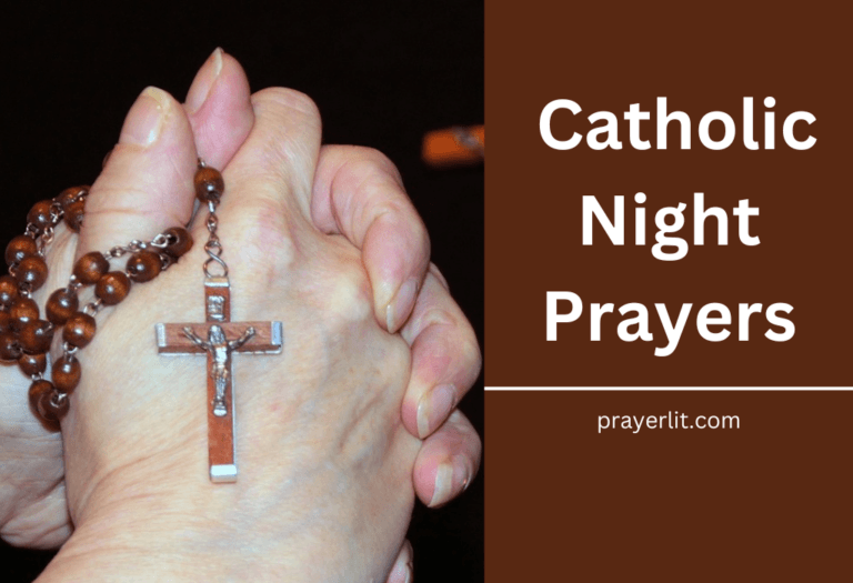 35 Powerful Catholic Night Prayers (2025) - PrayerLit