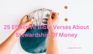 25 Effective Bible Verses About Stewardship Of Money (2026) - PrayerLit