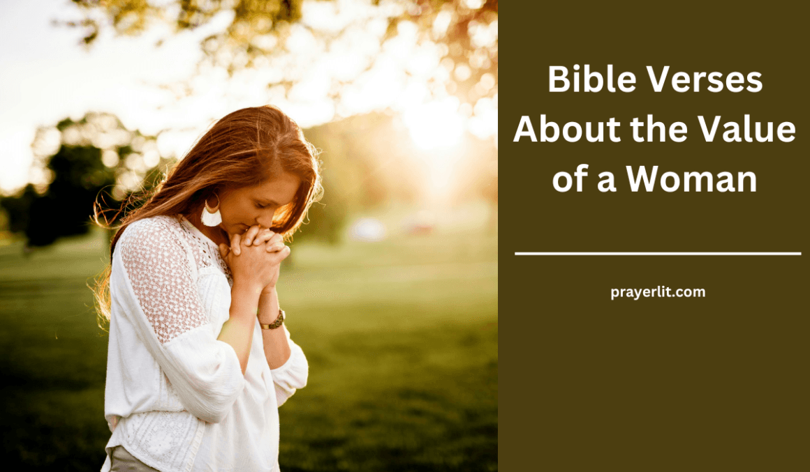 50 Beautiful Bible Verses About Value of a Woman (2026) - PrayerLit