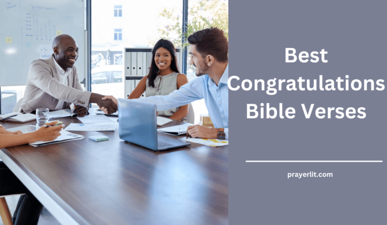 30 Best Congratulations Bible Verses (2025) - PrayerLit