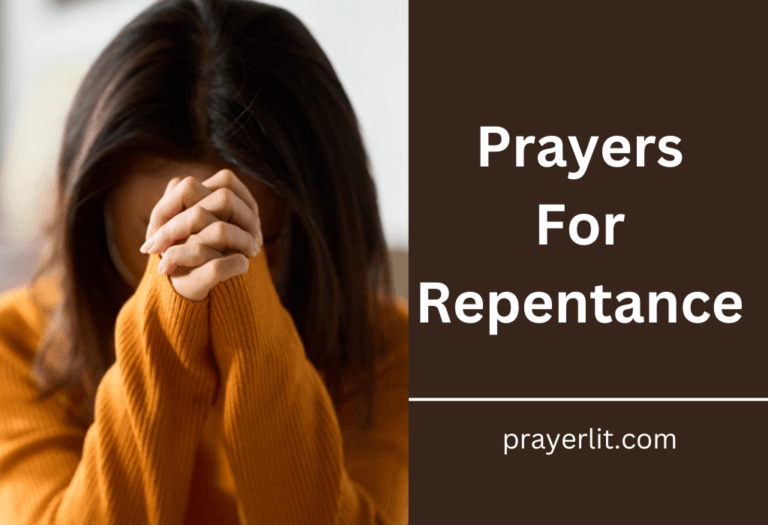 27 Efficient Prayers For Repentance (2026) - PrayerLit