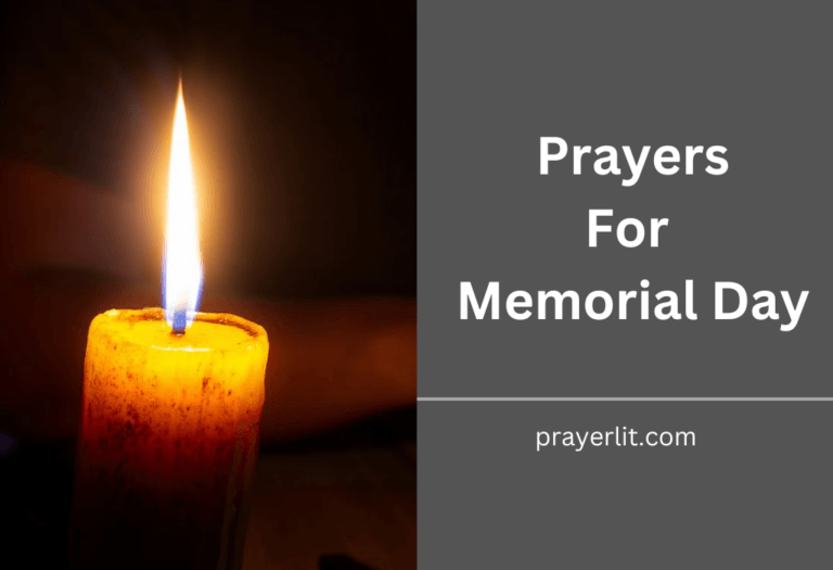 30 Effective Prayers For Memorial Day (2025) - PrayerLit