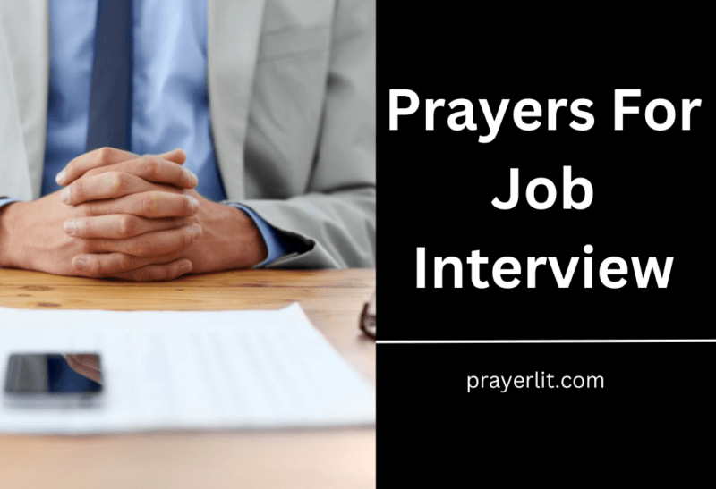 30 Great Prayers For Job Interview (2025) - PrayerLit