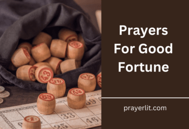 32 Powerful Prayers For Good Fortune (2025) - PrayerLit