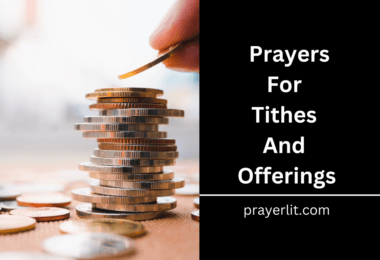 35 Efficient Prayers For Tithes And Offerings (2025) - PrayerLit