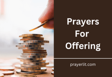 35 Powerful Prayers For Offering (2025) - PrayerLit