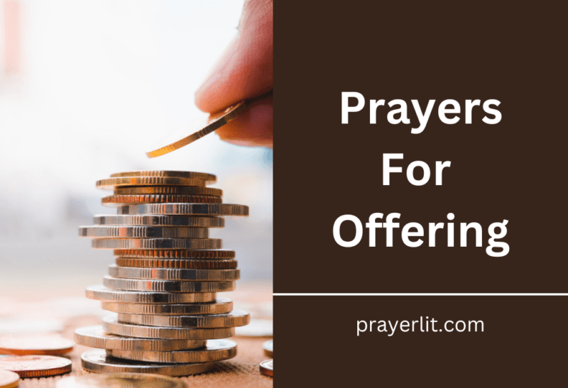 35 Powerful Prayers For Offering (2025) - PrayerLit