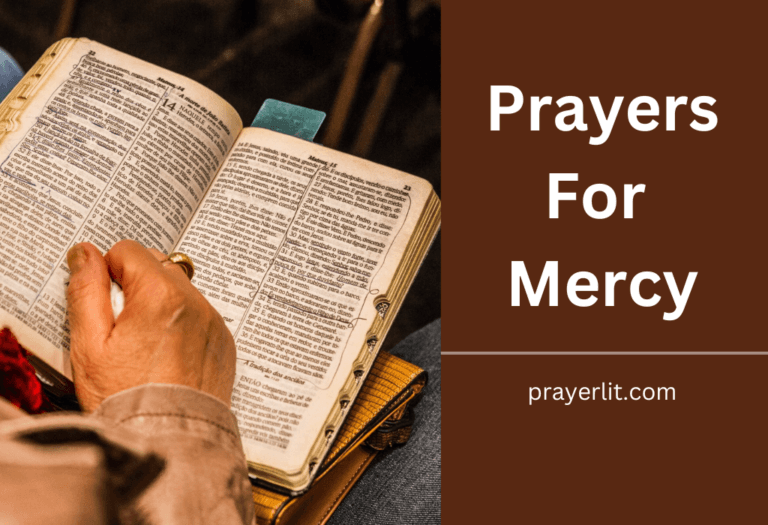40 Effective Prayers For Mercy - PrayerLit