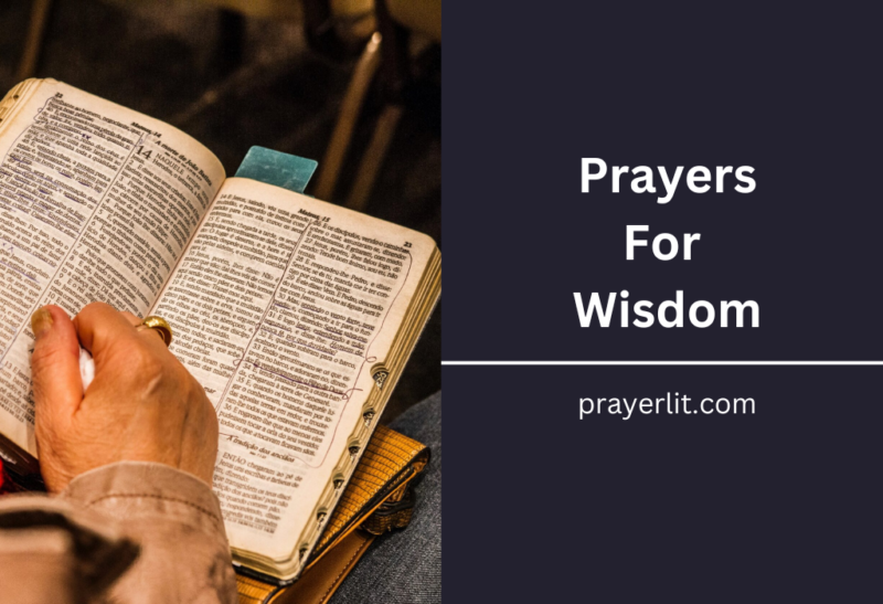 30 Effective Prayers for Wisdom (2025) - PrayerLit