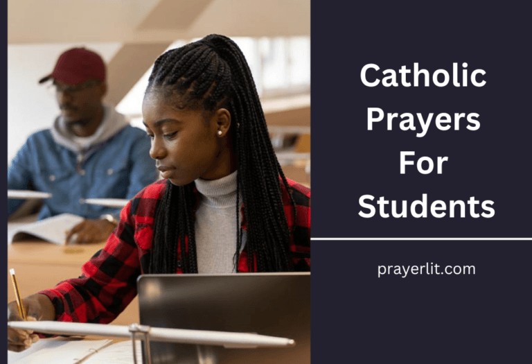 30 Powerful Catholic Prayers For Students (2026) - PrayerLit