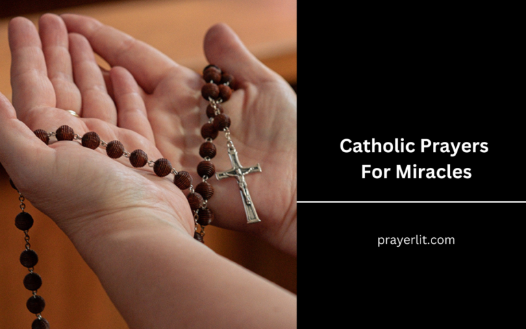 30 Powerful Catholic Prayers For Miracles (2025) - PrayerLit