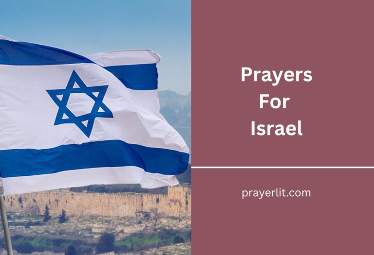 33 Powerful Prayers For Israel (2026) - PrayerLit