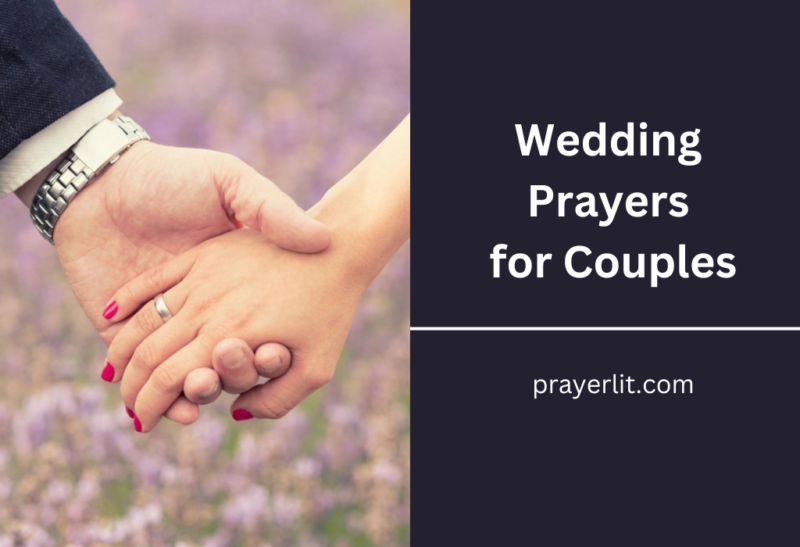 35 Amazing Wedding Prayers for Couples - PrayerLit