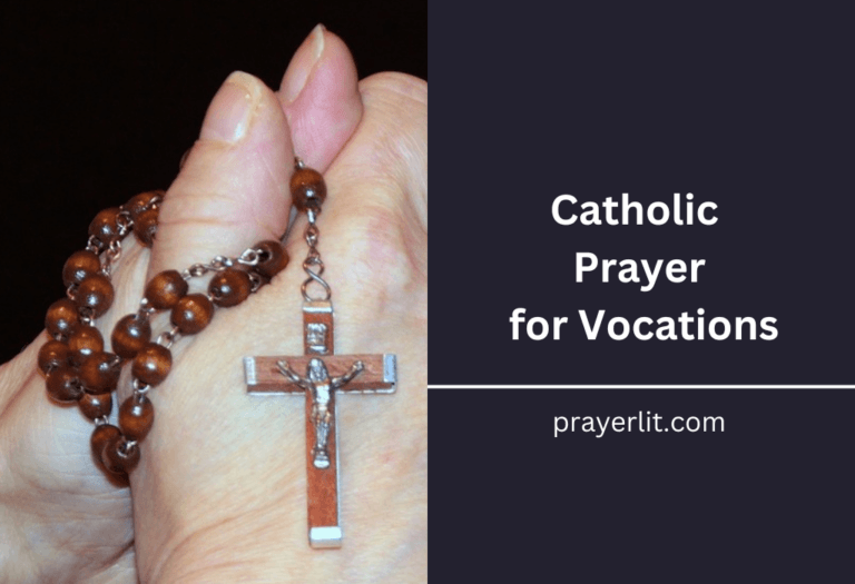 35 Powerful Catholic Prayer For Vocations (2026) - PrayerLit