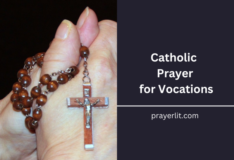 35 Powerful Catholic Prayer For Vocations (2025) - PrayerLit