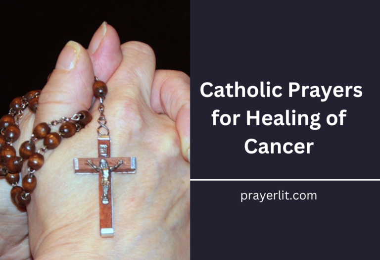 35 Powerful Catholic Prayers for Healing of Cancer (2025) - PrayerLit