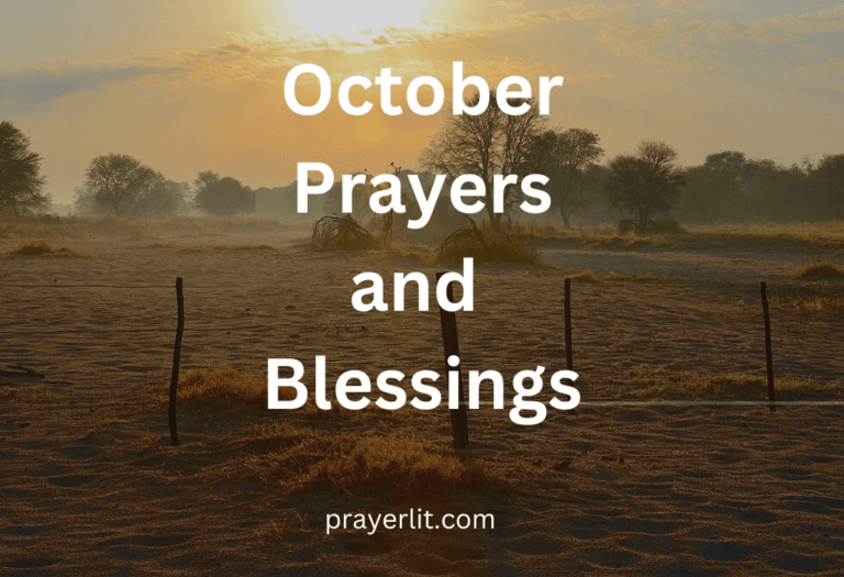 35 Powerful October Prayers and Blessings (2026) - PrayerLit