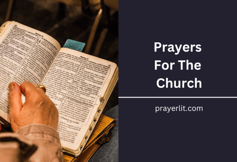 35 Powerful Prayers for the Church (2026) - PrayerLit