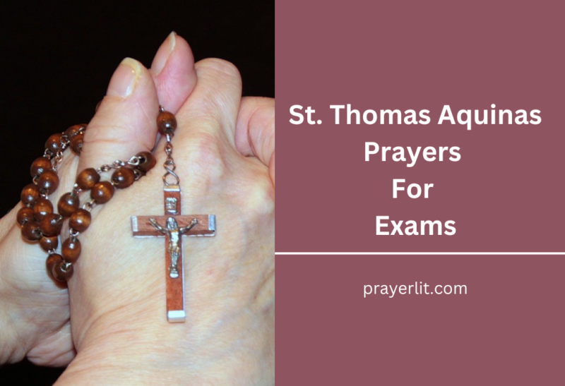 30 Powerful St. Thomas Aquinas Prayers For Exams (2025) - PrayerLit