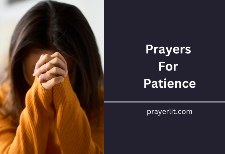 38 Most Effective Prayers for Patience (2026) - PrayerLit