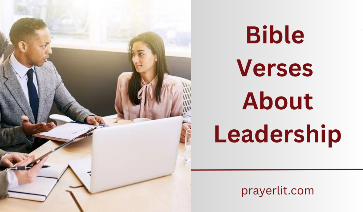 30 Powerful Bible Verses About Leadership (2026) - PrayerLit