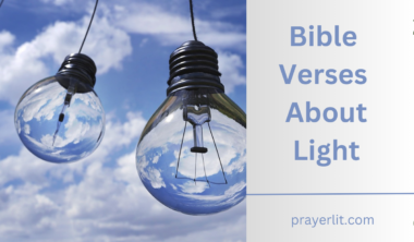 30 Beautiful Bible Verses About Light (2026) - PrayerLit