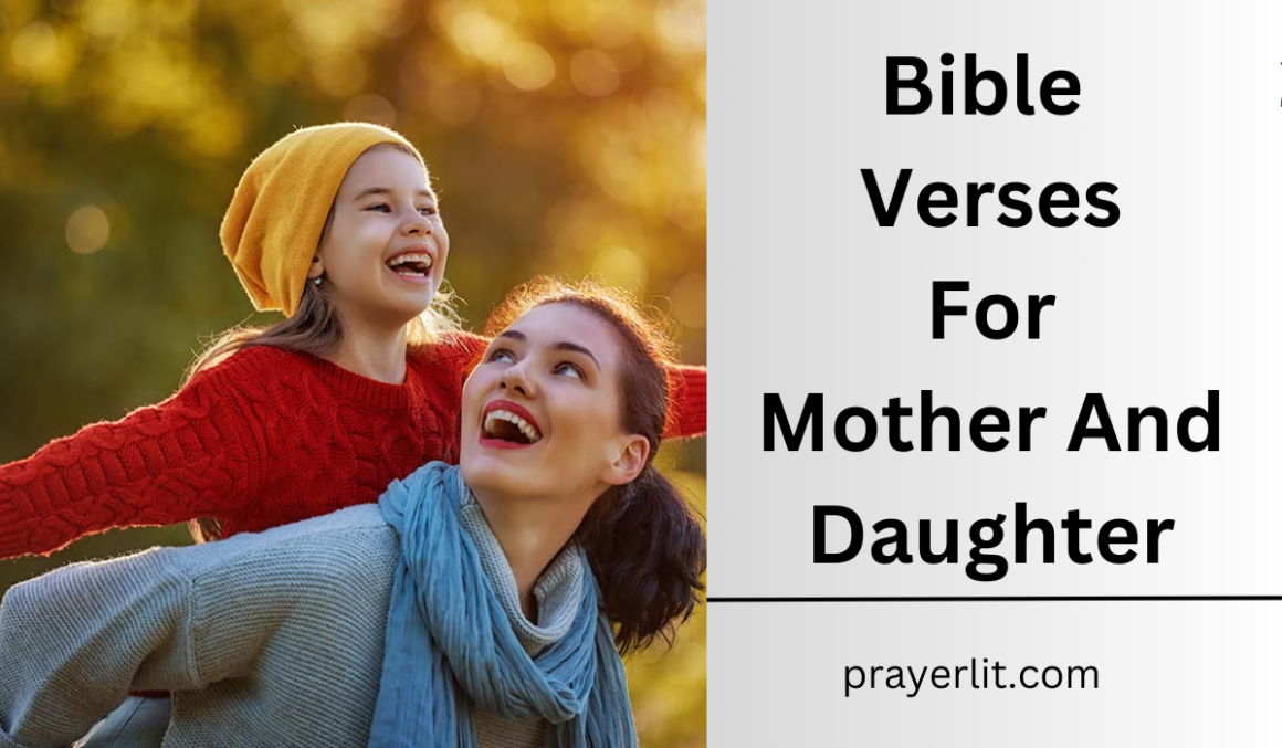 30 Beautiful Bible Verses For Mother And Daughter (2025) - PrayerLit