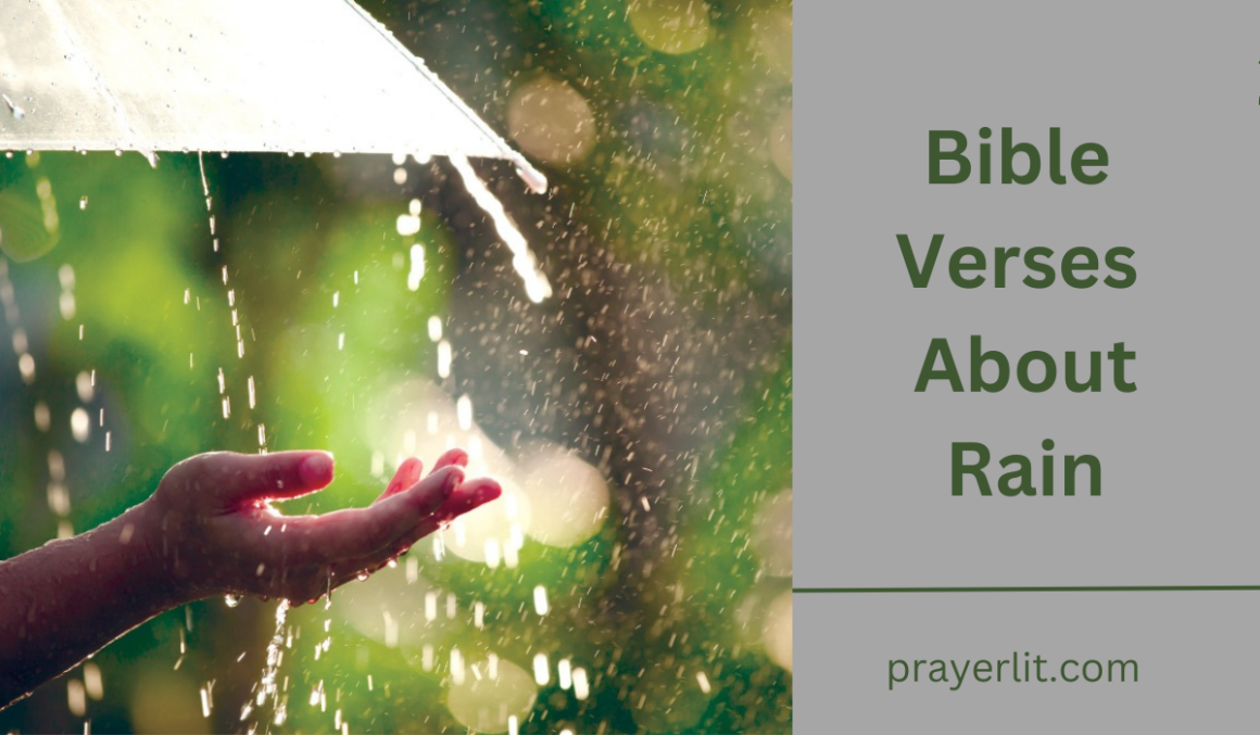 30 Most Effective Bible Verses About Rain (2025) - PrayerLit