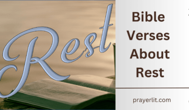 30 Powerful Bible Verses About Rest (2026) - PrayerLit