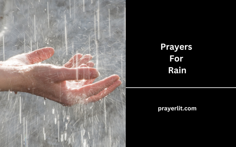 28 Powerful Prayers For Rain (2025) - PrayerLit