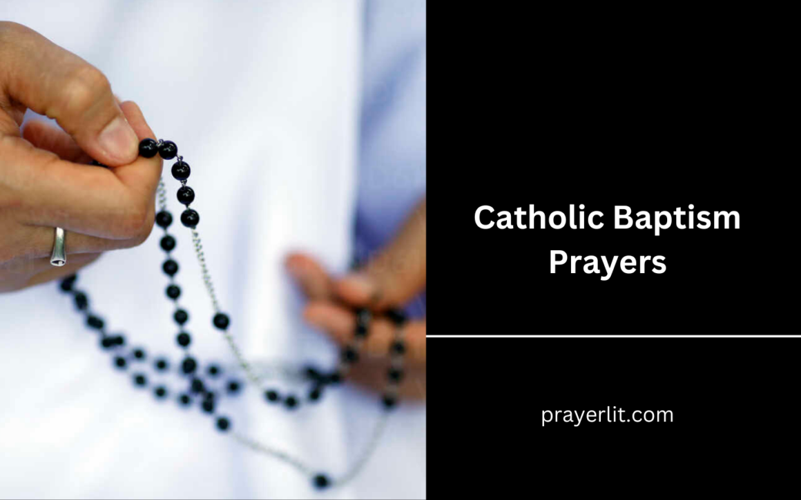 30 Amazing Catholic Baptism Prayers (2026) - PrayerLit
