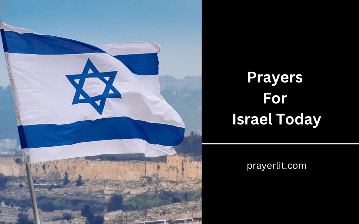 30 Powerful Prayers For Israel Today (2026) - PrayerLit