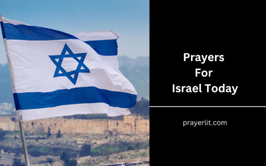 30 Powerful Prayers For Israel Today (2025) - PrayerLit