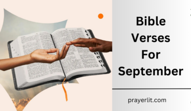 30 Effective Bible Verses For September (2025) - PrayerLit