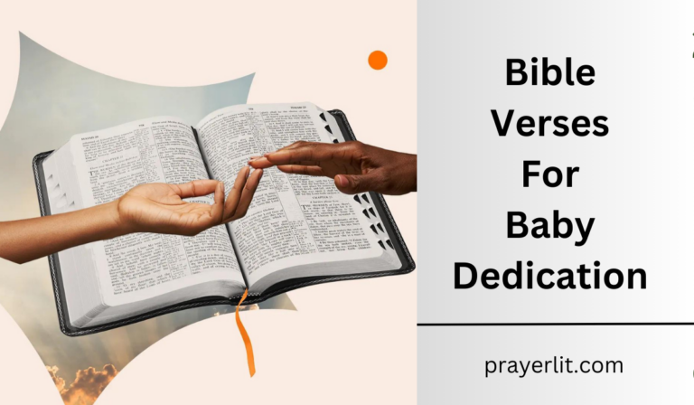 30 Beautiful Bible Verses For Baby Dedication (2024) - PrayerLit
