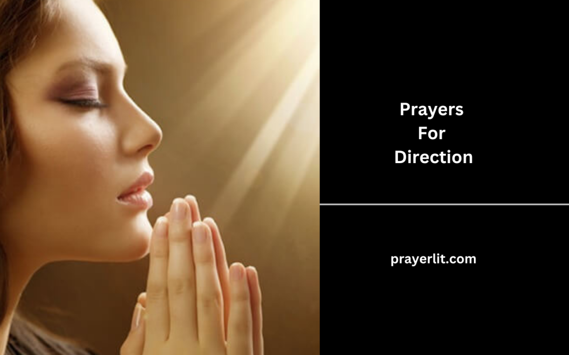 30 Effective Prayers For Direction (2025) - PrayerLit