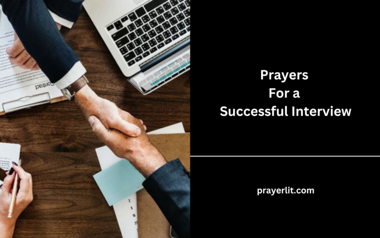 34 Powerful Prayers For a Successful Interview (2025) - PrayerLit