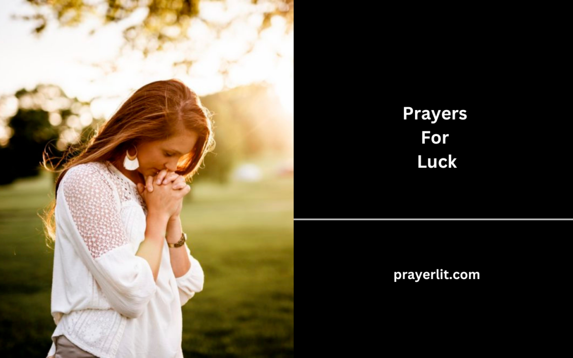 35 Efficient Prayers For Luck (2025) - PrayerLit