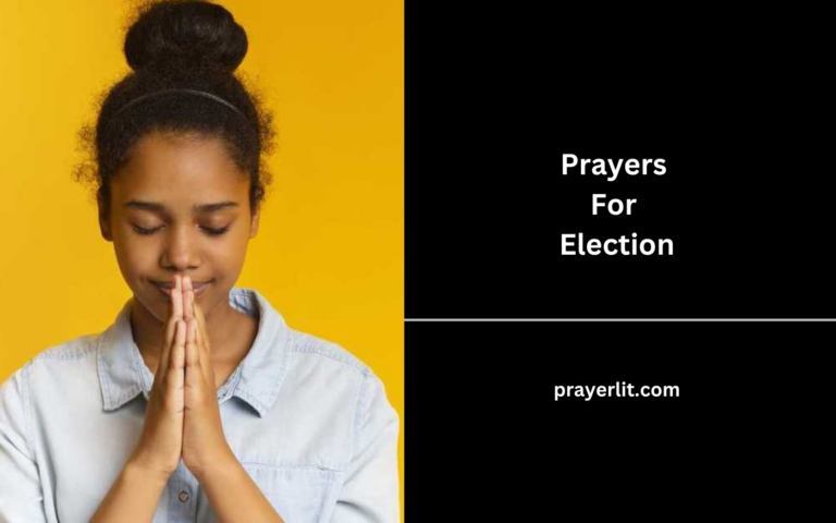 35 Powerful Prayers For Election (2026) - PrayerLit