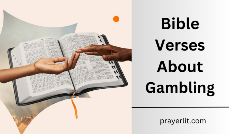 30 Powerful Bible Verses About Gambling (2025) - PrayerLit