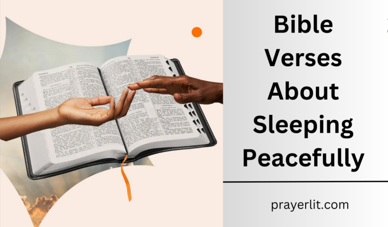 30 Beautiful Bible Verses About Sleeping Peacefully (2025) - PrayerLit