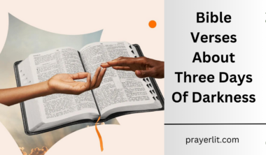 30 Powerful Bible Verses About Three Days Of Darkness (2025) - PrayerLit