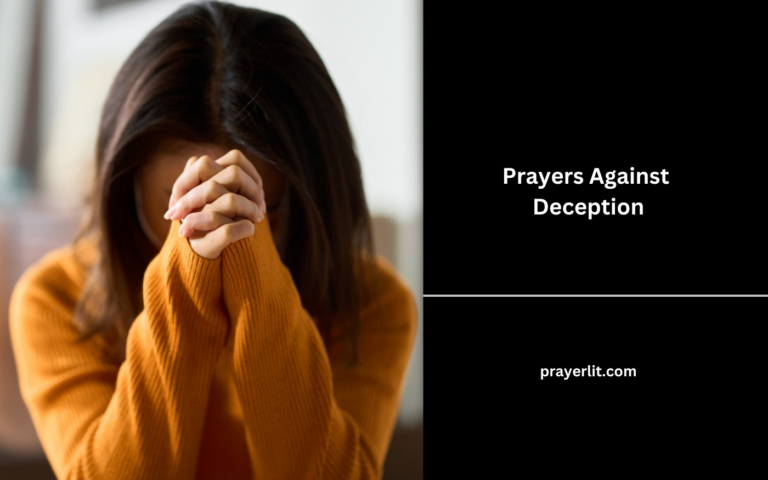 33 Powerful Prayers Against Deception - PrayerLit