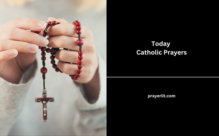 35 Powerful Today Catholic Prayers (2026) - PrayerLit