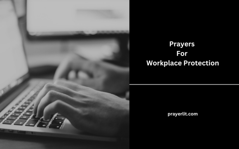 36 Effective Prayers For Workplace Protection (2026) - PrayerLit