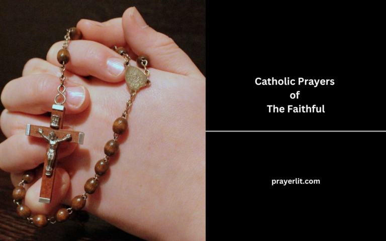 30 Amazing Catholic Prayers of the Faithful (2025) - PrayerLit