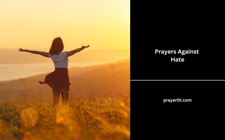 34 Amazing Prayers Against Hate (2026) - PrayerLit