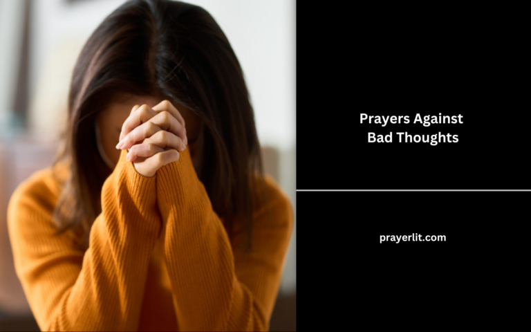 35 Effective Prayers Against Bad Thoughts (2026) - PrayerLit