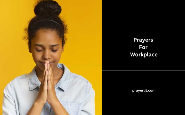 36 Effective Prayers For Workplace (2025) - PrayerLit